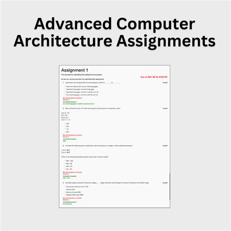 Advanced Computer Architecture Assignments Notes Le Lo