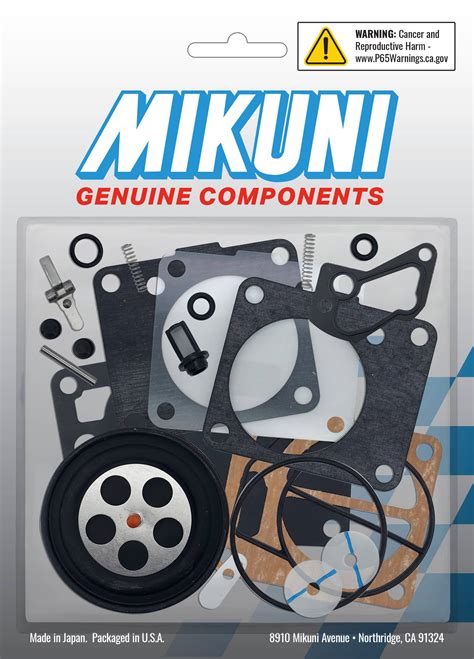 Mikuni Carburetor Rebuild Kit For Mikuni Super Bn Pwc Carburetors