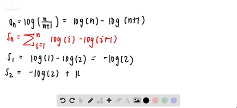 Solvednth Partial Sum Find The First Four Partial Sums And The N The