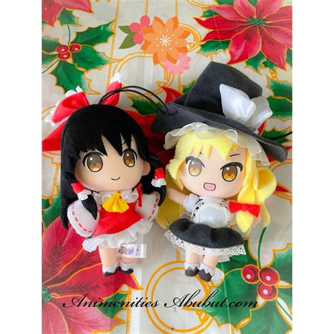 Touhou Project Hakurei Reimu And Kirisame Marisa Mascot Plushie