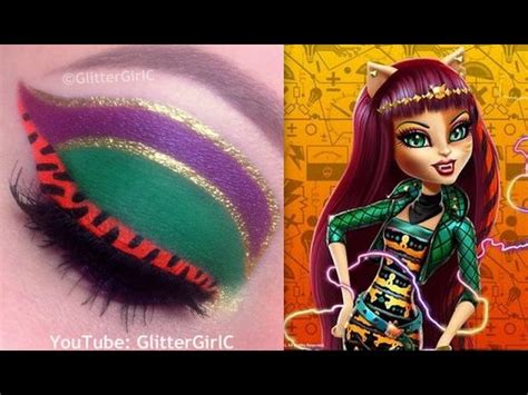 Monster High Makeup Tutorial Clawdeen Wolf Saubhaya Makeup