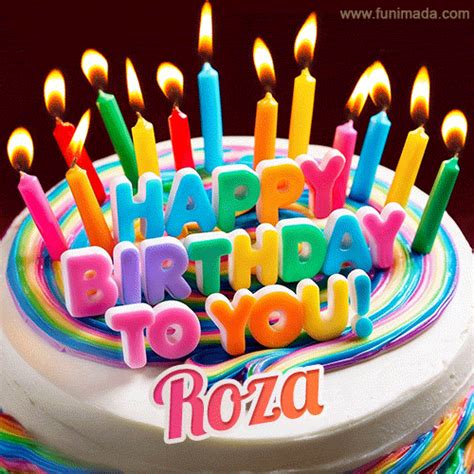Happy Birthday Roza S For Her Download On