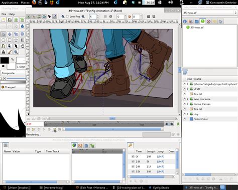 Архивы Изучение Synfig Пять минут о свободной анимации