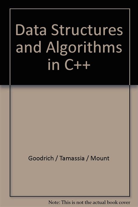 Data Structures And Algorithms In C Goodrich Tamassia Mount