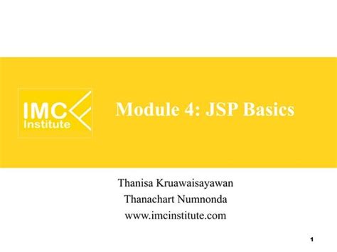 Web Technologies Jsp