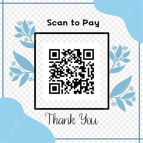 รูปสแกนรหัส Qr เพื่อชำระเงินด้วยลวดลายดอกไม้ Png Png Png คิวอาร์โค้ด รหัสภาพ Png และ Psd