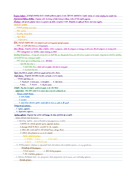 Intro To Python Ch 1 Notes Programsoftware Itset Of Instructions That A