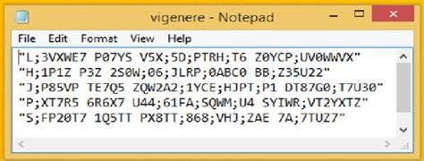 Vigenere KEY FILE Figure 5 Vigenere Encryption File Download Scientific Diagram