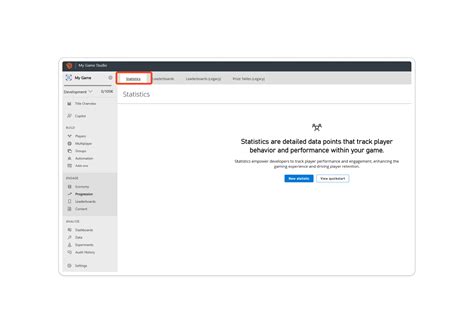 통계 빠른 시작 Playfab Microsoft Learn