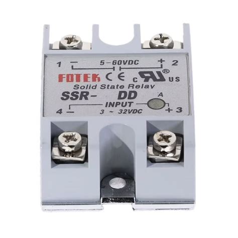 SSR DD SSR DD โซลตสเตตรเลย Solid state Relay DC ไฟคอนโทรล VDC ตดวงจรทำงาน DC V ทน