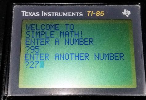 programming a ti 85 graphing calculator revisting the 1990 s ti basic circuits and code