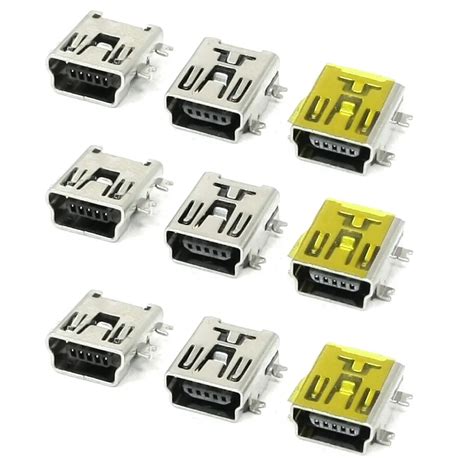 Aanbieding Pcs Pin Mini B Usb Female Smt Socket Connector