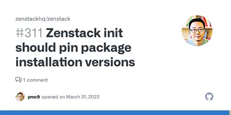 zenstack init should pin package installation versions · issue 311