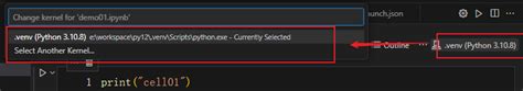 Python Import Numpy Could Not Be Resolved Ipynb In Vscode Stack Overflow