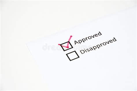 Success Check Box Red On White Sheet Paper Stock Image Image Of Check Application 338084141