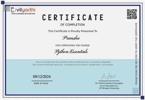 Pranshu Jadaun On Linkedin Today I Completed The Python Essentials