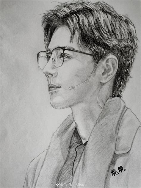 Xiao Zhans Portrait As Patient No 5 By Coffeemisto On Weibo R Xiaozhanworld