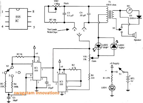 Transistor Tester Schematic Wiring Diagram
