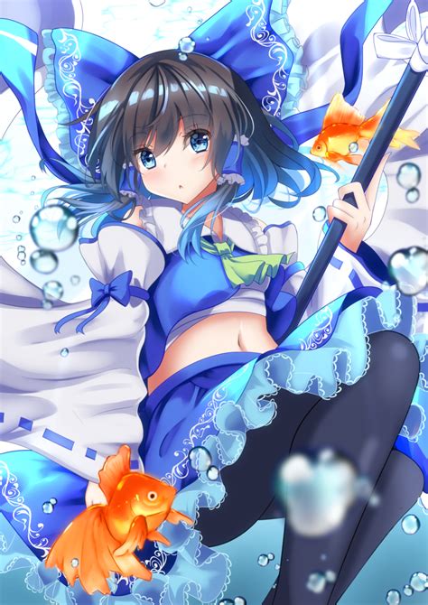 Blue Reimu Hakurei Reimu Image By UNORY Zerochan Anime Image Board