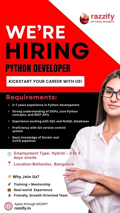 Hiring Python Developer Jobsearch Cybersecurityjobs Jobhiring