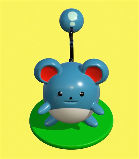 Stl File Marill Pokémon 🐉 ・3d Printing Model To Download・cults