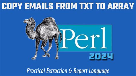 Learn Programming Perl Project Copy Emails From File To Array 2024