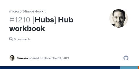 Hubs Hub Workbook · Issue 1210 · Microsoftfinops Toolkit · Github