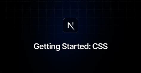 Getting Started Css Nextjs