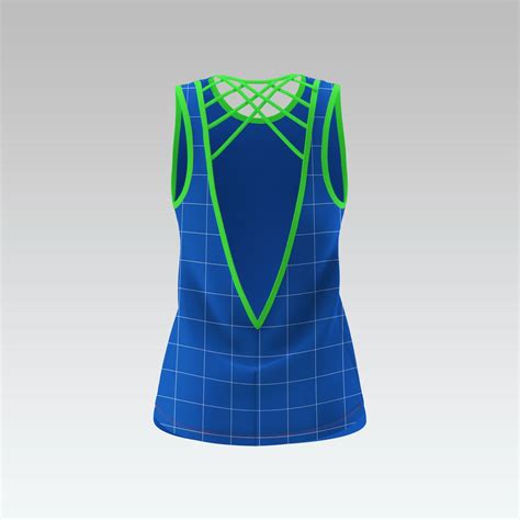 Ladies Criss Cross Open Back Scallop Bottom Tank Top Smart Mockup