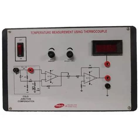 Temperature Measurement Using Thermocouple Transducer For Laboratory Model Name Number Eli