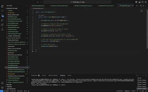 Pranav Rayaprolu On Linkedin 100daysofcode Programming Javaprogramming Stringbuilder