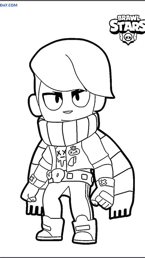 Dibujos De Edgar Brawl Stars Para Colorear Vsun