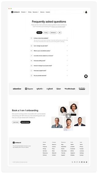 Frequently Asked Questions Faqs — Untitled Ui By Jordan Hughes® On Dribbble