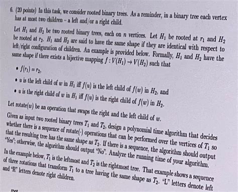 solved 6 20 points in this task we consider rooted