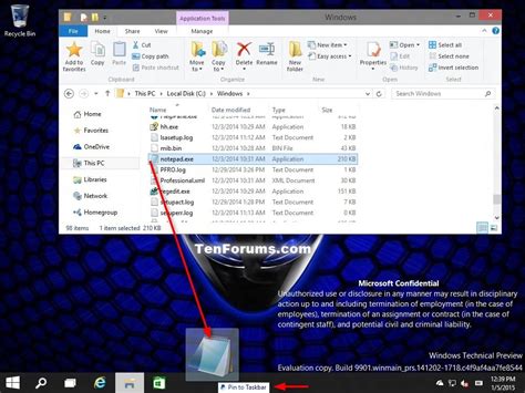 Pin To Taskbar And Unpin From Taskbar Apps In Windows Tutorials