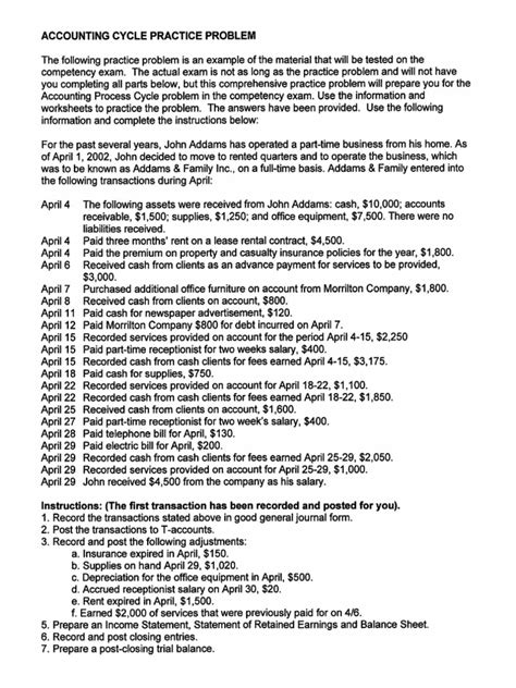 Far Financial Accounting And Reporting Practice Problem Pdf