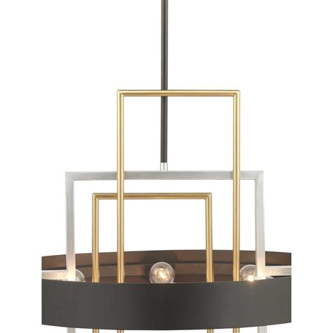 Progress Lighting Adagio 6 Light Black Black Moderncontemporary