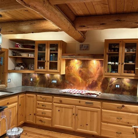 Copper Backsplash Panels Etsy