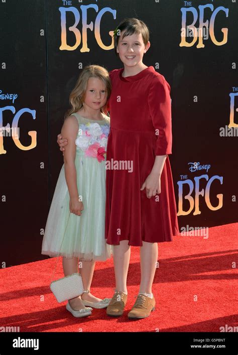 Los Angeles California Usa 21st June 2016 Actress Ruby Barnhill And Sister Darcey Barnhill