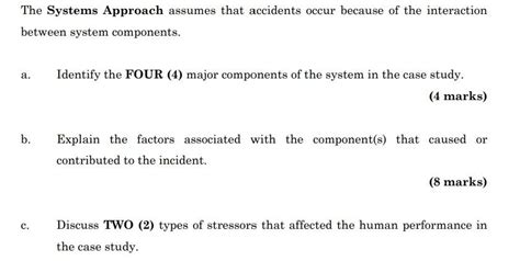 the systems approach assumes that accidents occur