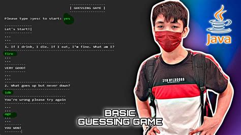 Java Basic Guessing Game 2 Questions 3lives Youtube