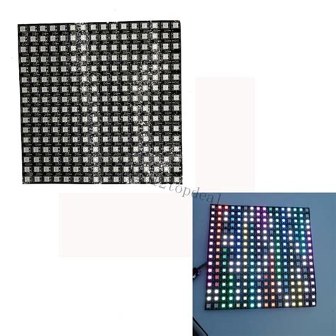 Jual WS2812B 16x16 Matrix 5V 256 Bit LEDS Flexible Panel LED RGB Ws2812 Shopee Indonesia