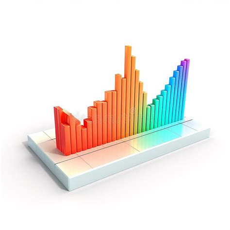 3d Minimal Data Analysis Icon Stock Illustration Illustration Of