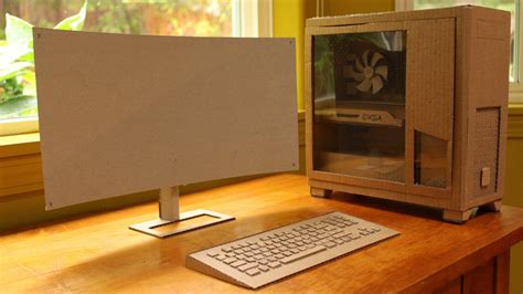 Unconventional Diy Cardboard Pc With Blender