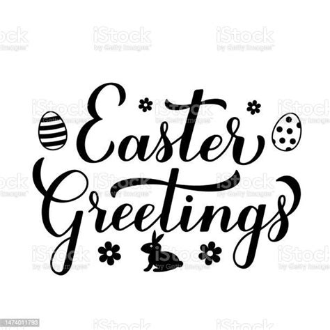 부활절 인사말 서예 손 글자 부활절 인용문 타이포그래피 포스터 파티 초대장 엽서 배너 스티커 등을위한 벡터 템플릿 검색에 대한 스톡 벡터 아트 및 기타 이미지 Istock