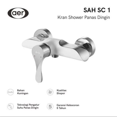 Jual Aer Kran Shower Panas Dingin Luxury Series Sah Sc1 Shopee Indonesia