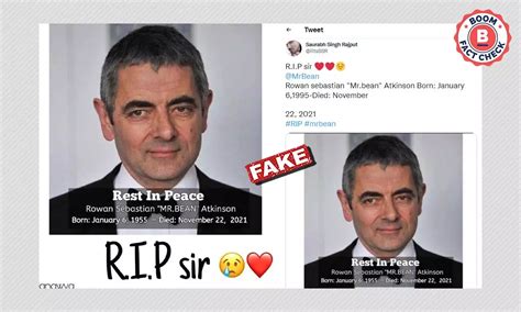 Mr Bean Actor Rowan Atkinson Death Hoax Resurfaces Boom