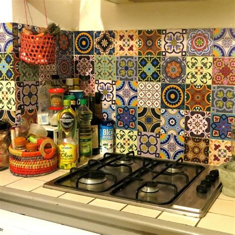 Kitchen Tile Decals Are The Easiest Way To Add Color And Spruce Up Your
