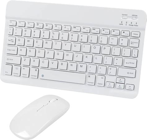 Bluetooth Wireless Keyboard And Mouse Combo Ultra Slim Ergonomic Small Rechargeable Bluetooth