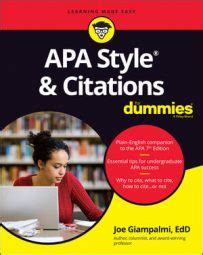 APA Style And Citations For Dummies Cheat Sheet